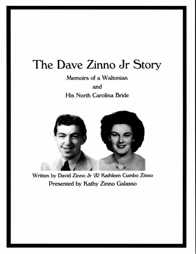The Dave Zinno Jr. Story | Walton Historical Society