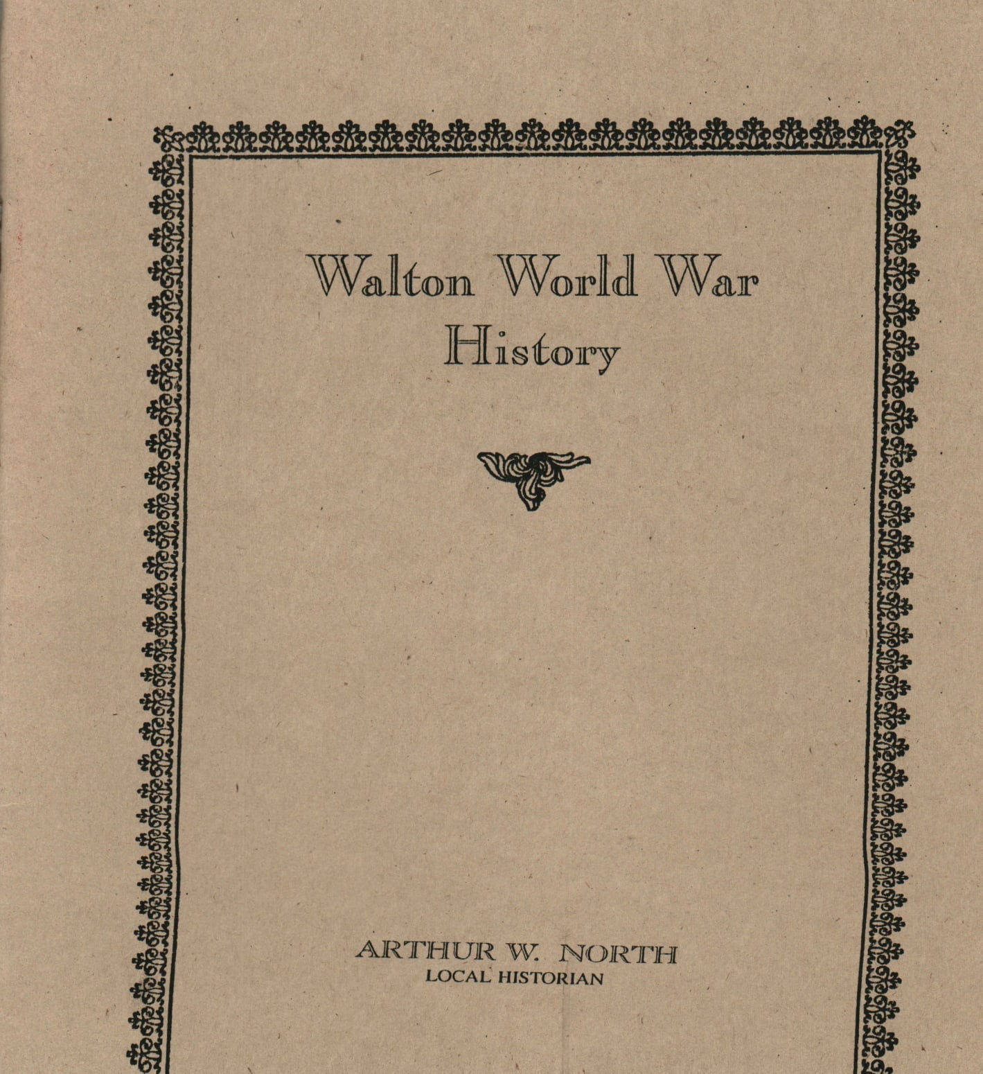Walton World War History | Walton Historical Society